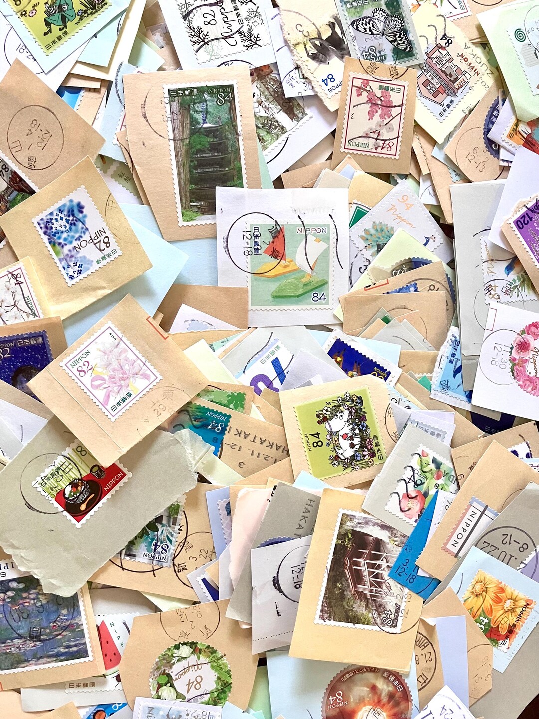 Japan ON PAPER Postage Stamp Lot -package of 50 Random Stamps for Stamp ...