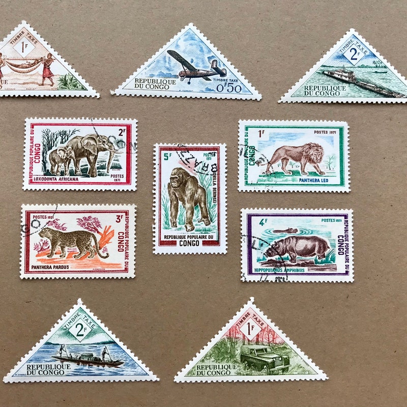 Triangle Stamp - Etsy