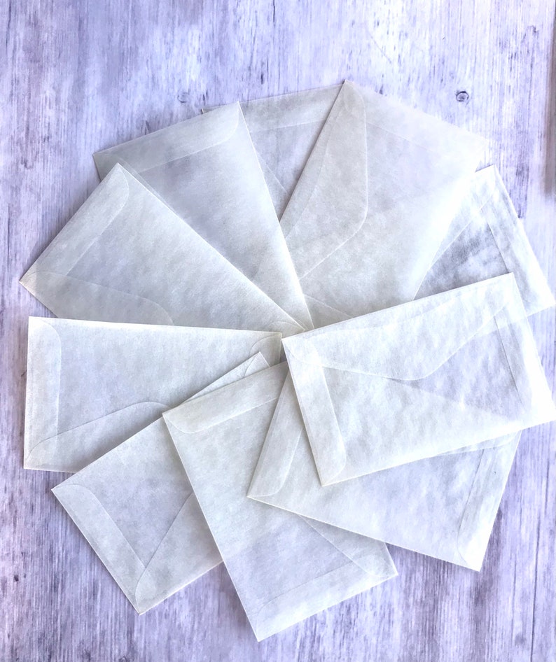 Vintage Mini Glassine Envelopes -for Postage Stamps or Other Storage - Etsy