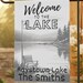 Welcome to the Lake Garden Flag, Garden & House Banner, Yard Flag ...