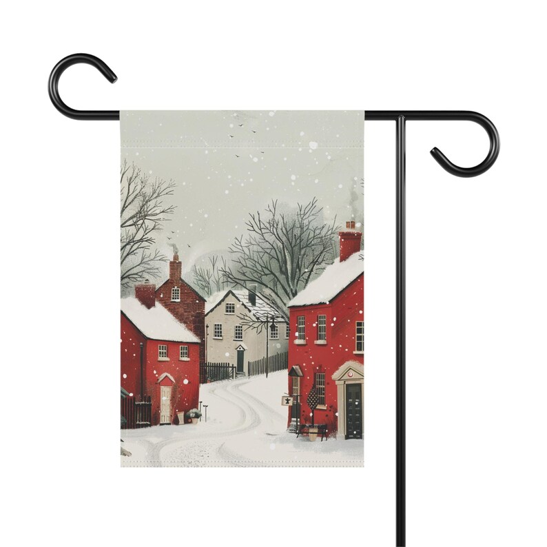 Delightful Winter Greetings Garden Flag - Celebrate the Season, House ...
