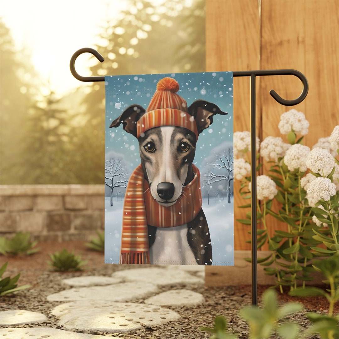 Great Dane Dog Flag, Winter Garden Flag, Dog Lovers Gift, Outdoor Decor ...