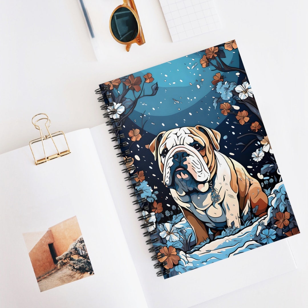 Adorable English Bulldog Journal- Perfect for Bulldog Lovers! Spiral ...