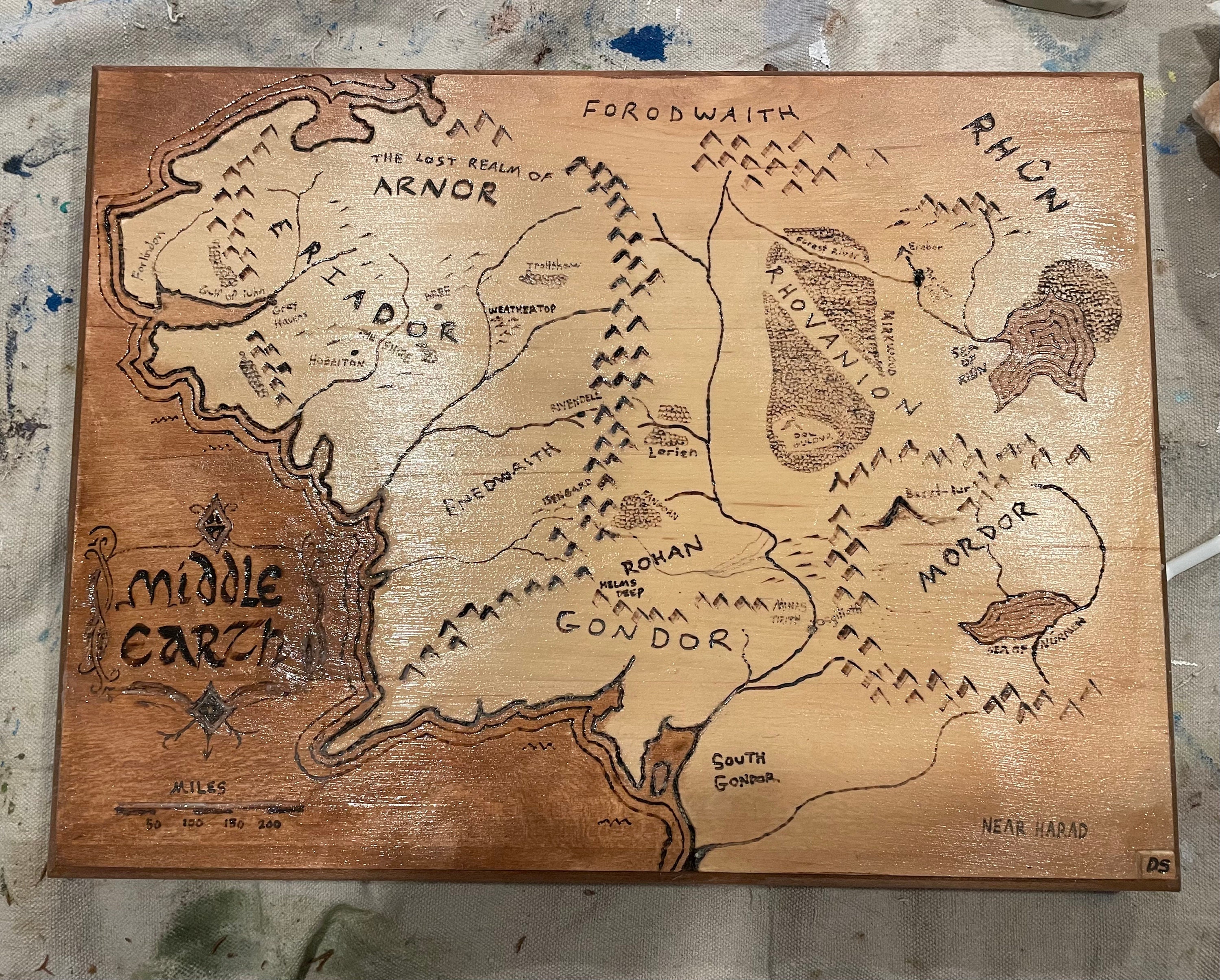 The Children Of Hurin Map