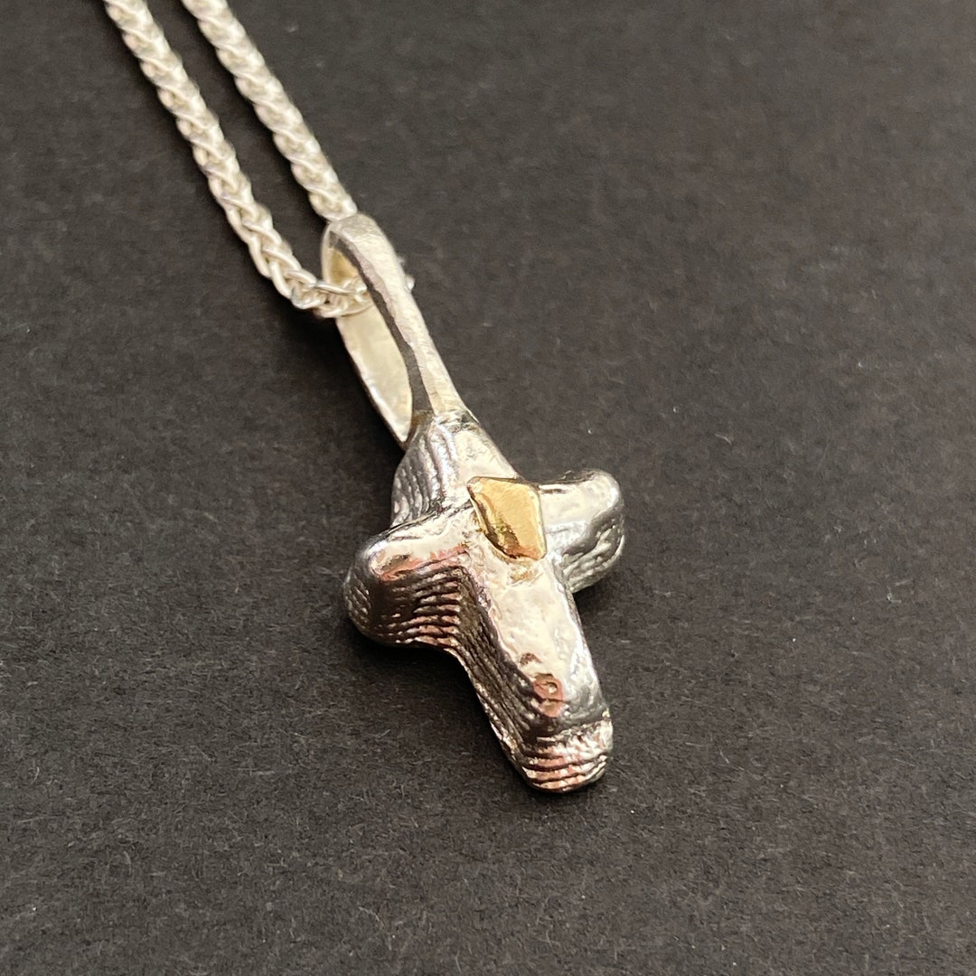 Cross Necklace, Cuttlefish Necklace, Cuttlefish Pendant, Cuttlefish ...