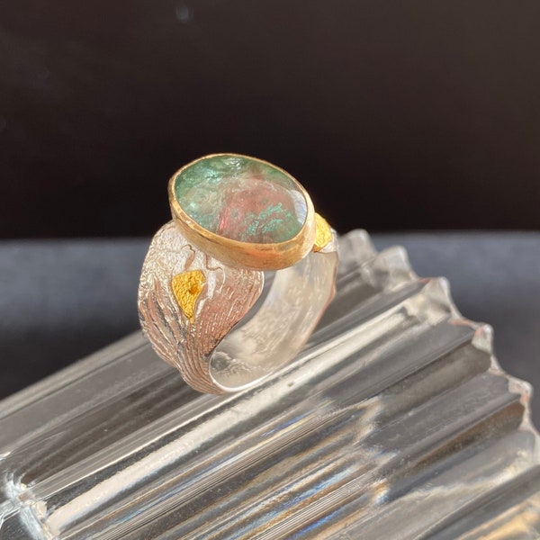 Turmalin ring - Etsy.de