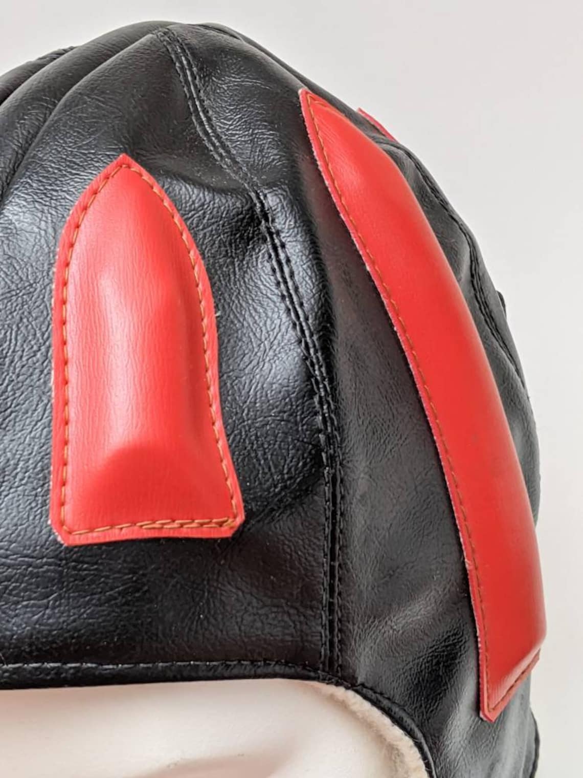 Faux leather aviator hat pilot helmet skydive frap hat | Etsy