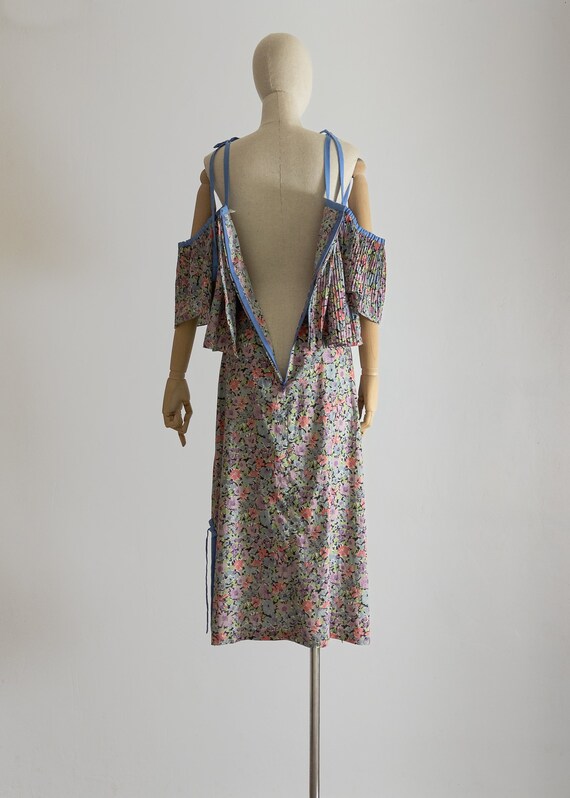 1970s Mandy Pothecary Liberty of London off-shoulder … - Gem