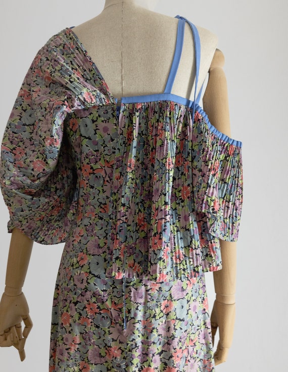 1970s Mandy Pothecary Liberty of London off-shoulder … - Gem