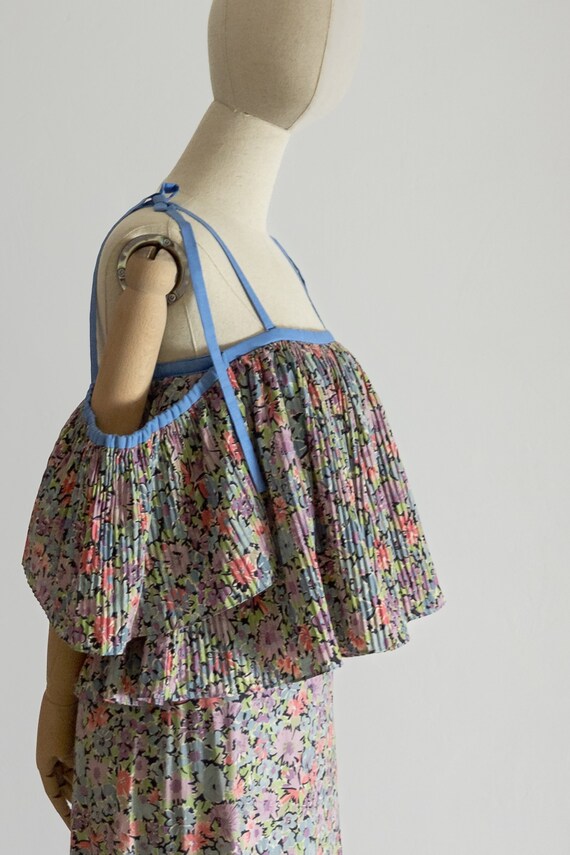 1970s Mandy Pothecary Liberty of London off-shoulder … - Gem