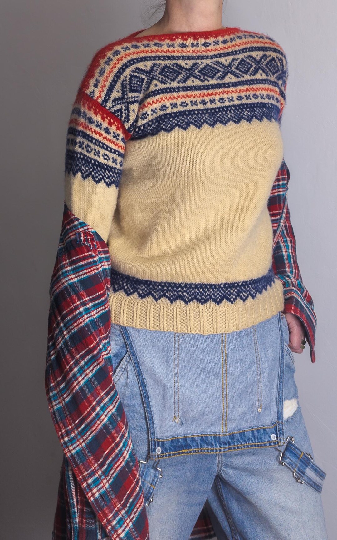 Nordic Marius Wool Sweater Vintage 1960s Norway Teen/young Woman ...