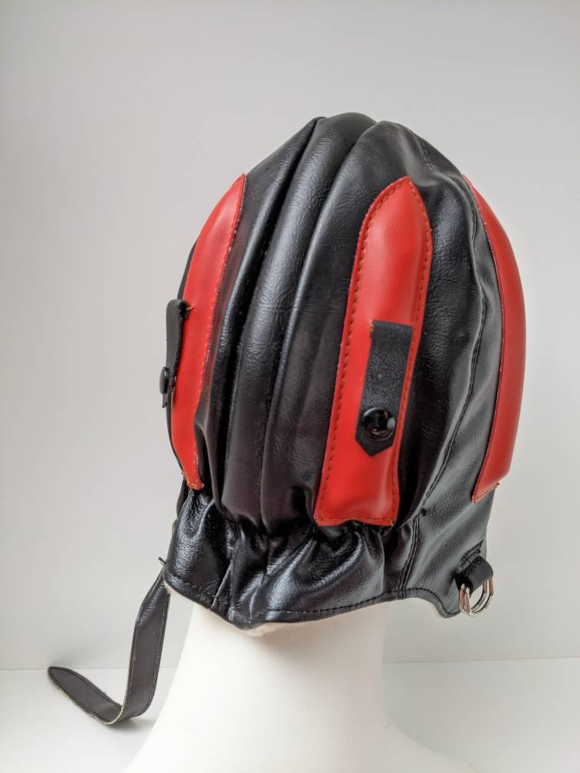 Faux leather aviator hat pilot helmet skydive frap hat | Etsy