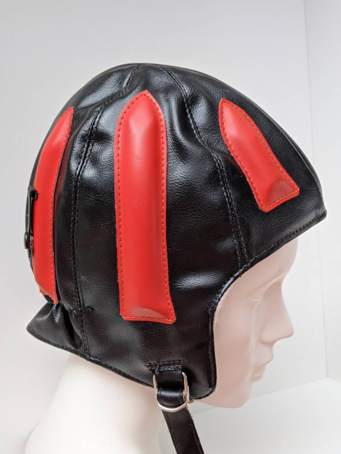 Faux leather aviator hat pilot helmet skydive frap hat | Etsy