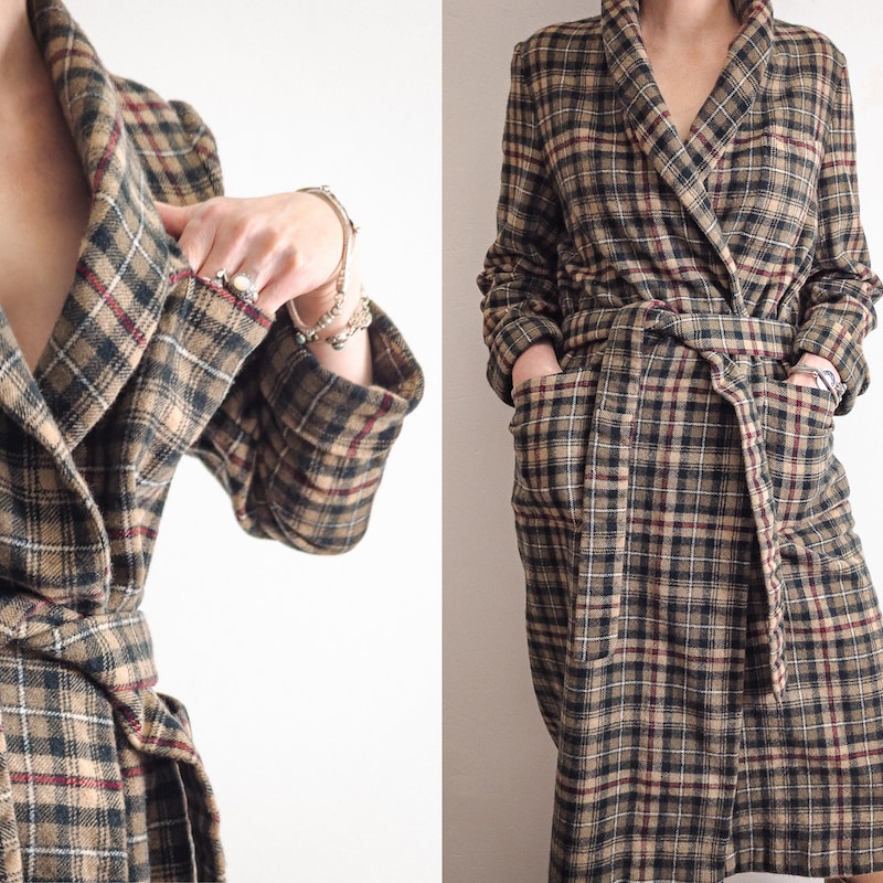 Wool Robe - Etsy