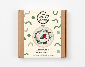 Robin Embroidery - Etsy UK
