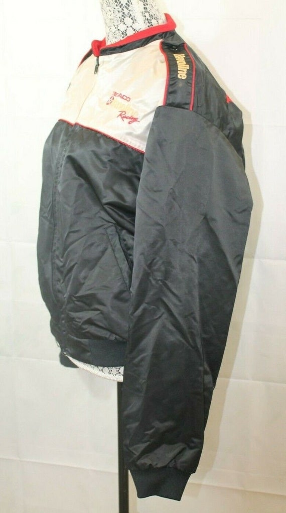 Vintage Mens Texaco Havoline Racing Satin Jacket Blac… - Gem