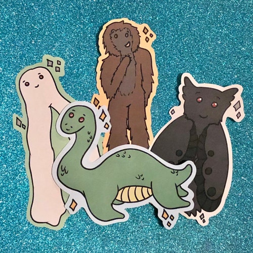 Cryptid Babies Sticker Sheet - Etsy