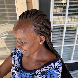 Bandika Cornrows/ready Made Ghana Cornrows - Etsy