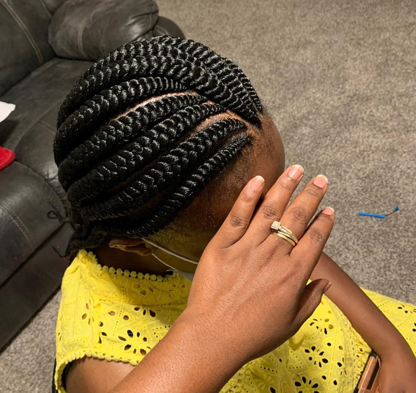 Bandika Cornrows/ready Made Ghana Cornrows - Etsy