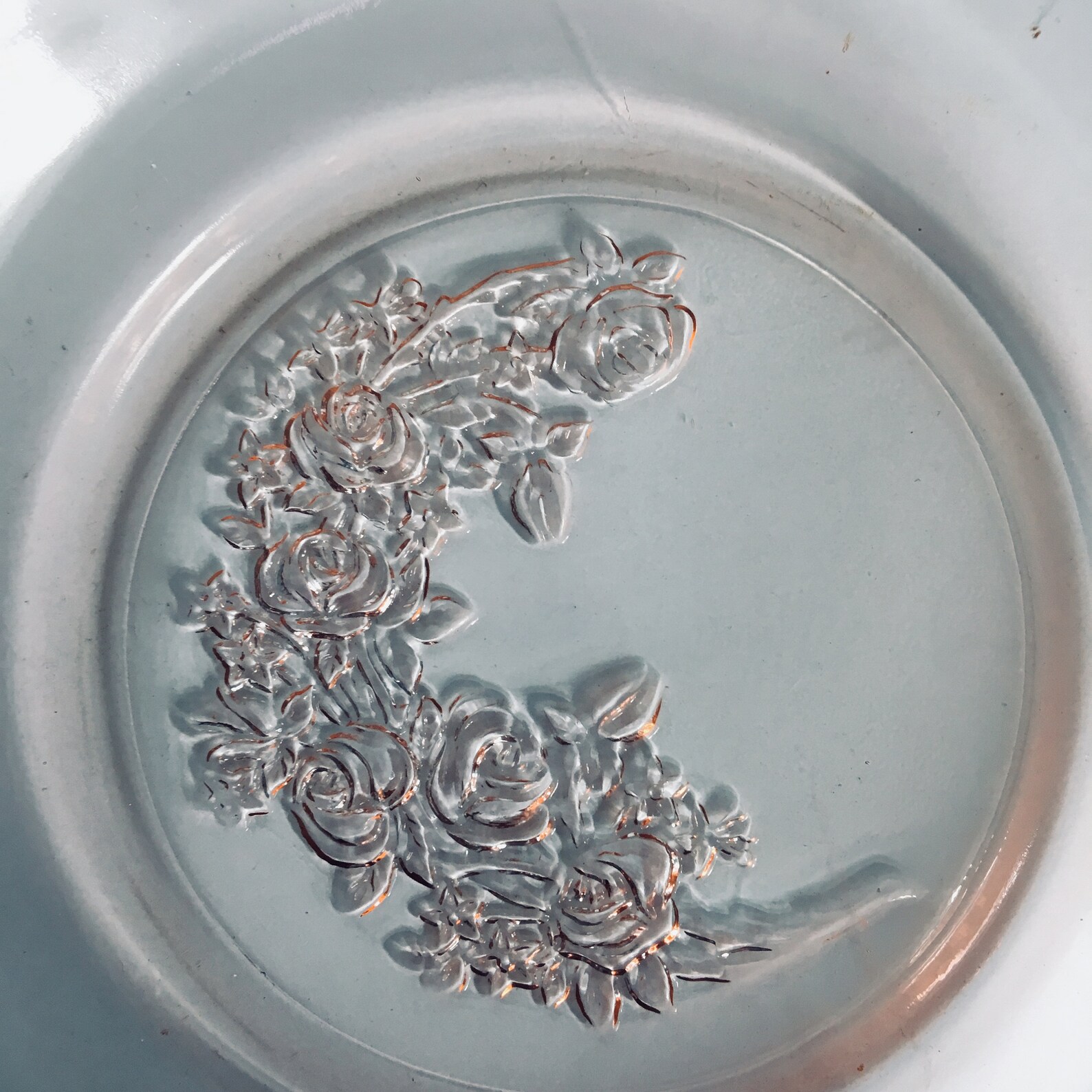 Pink Depression Sharon Butter Dish W/Cover Pink Cabbage Rose | Etsy