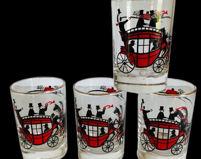 Set of Six Libbey Silver Leaf Glasses , Silver Foliage Tom Collins ...