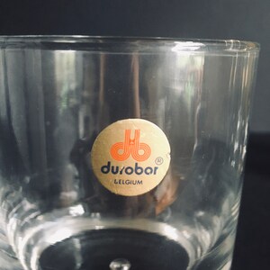 Set of Six Viking Glass Durobor Double Old Fashions Drinking Glasses ...