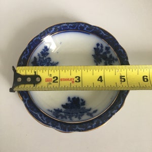 Antique Stanley Pottery Flow Blue Bowls , Tourraine England Flow Blue ...