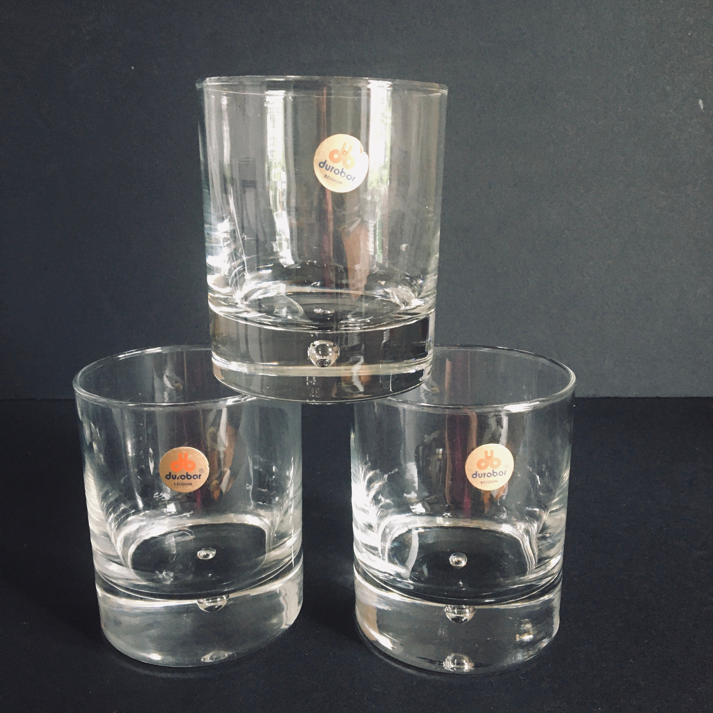 Set of Six Viking Glass Durobor Double Old Fashions Drinking - Etsy