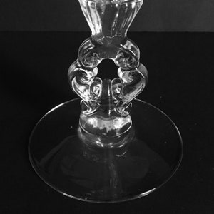 Cambridge Glass Rose Point Vase Crystal Etched Rose Point | Etsy