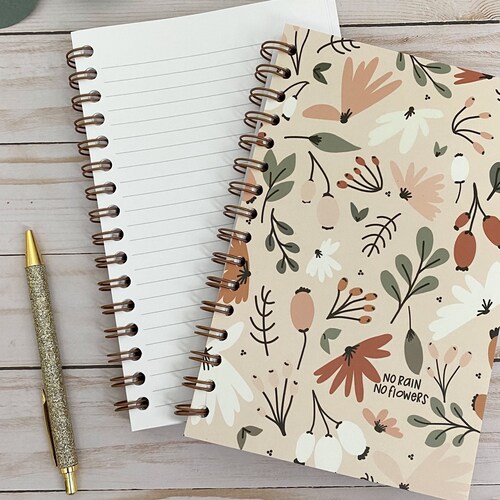 Spiral Notebooks Soft Cover Journal Inspirational Message - Etsy