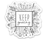 Inspirational quote self care stickers Waterproof vinyl | Etsy