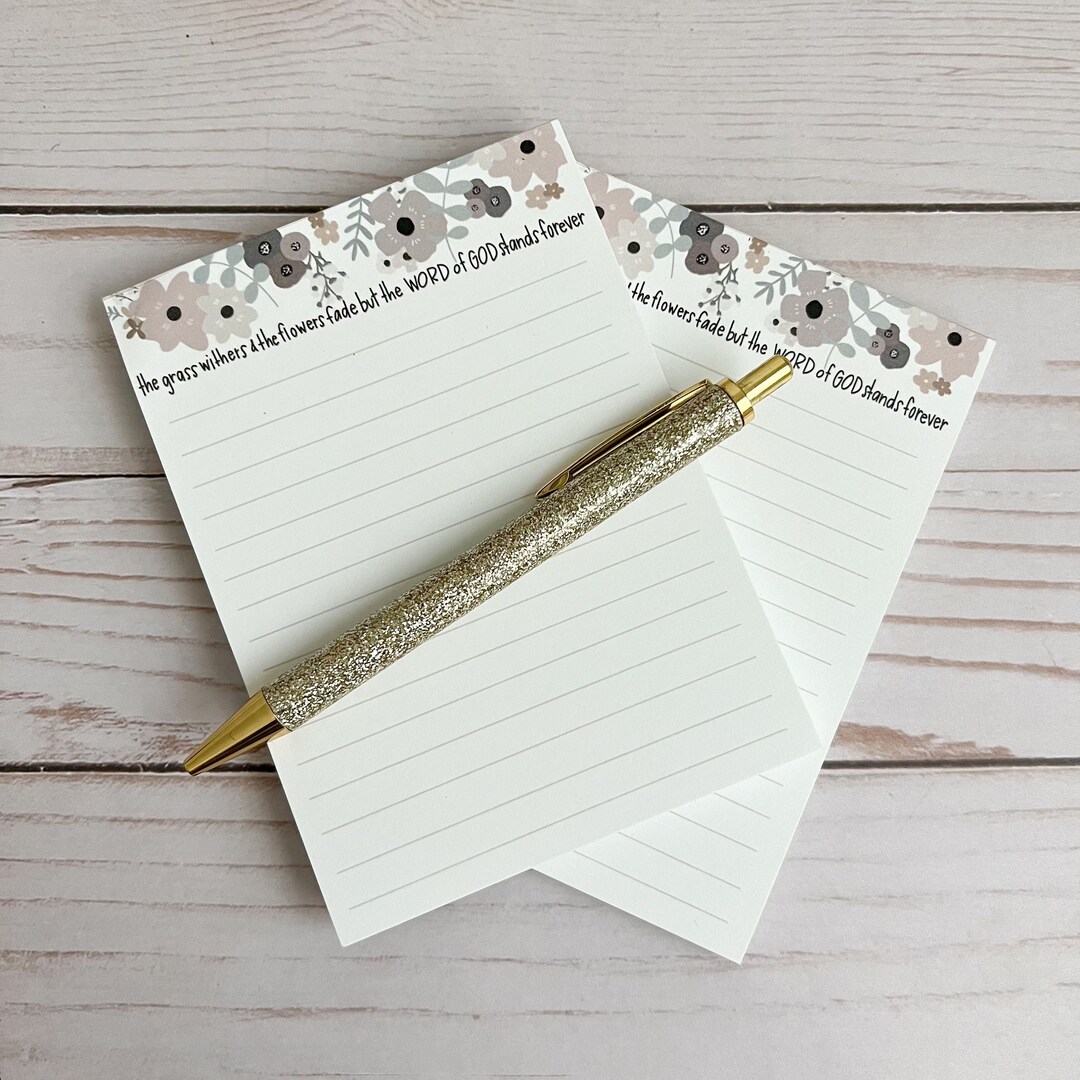 Sermon Notes | Christian Notepad | Faith Notepad | to Do List Post It ...