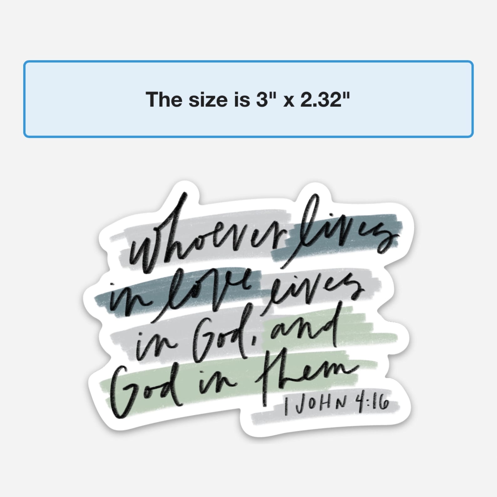 Christian Stickers Bible Verse Quotes Religious Stickers | Etsy