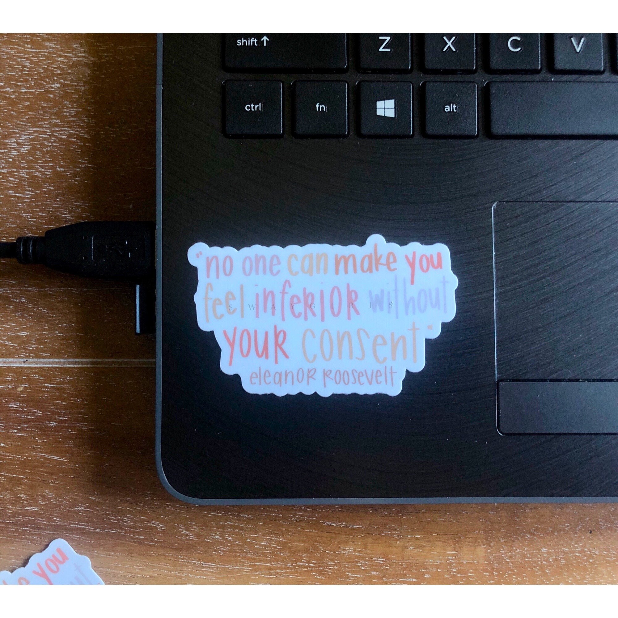 Encouraging & inspirational quotes Waterproof vinyl stickers | Etsy