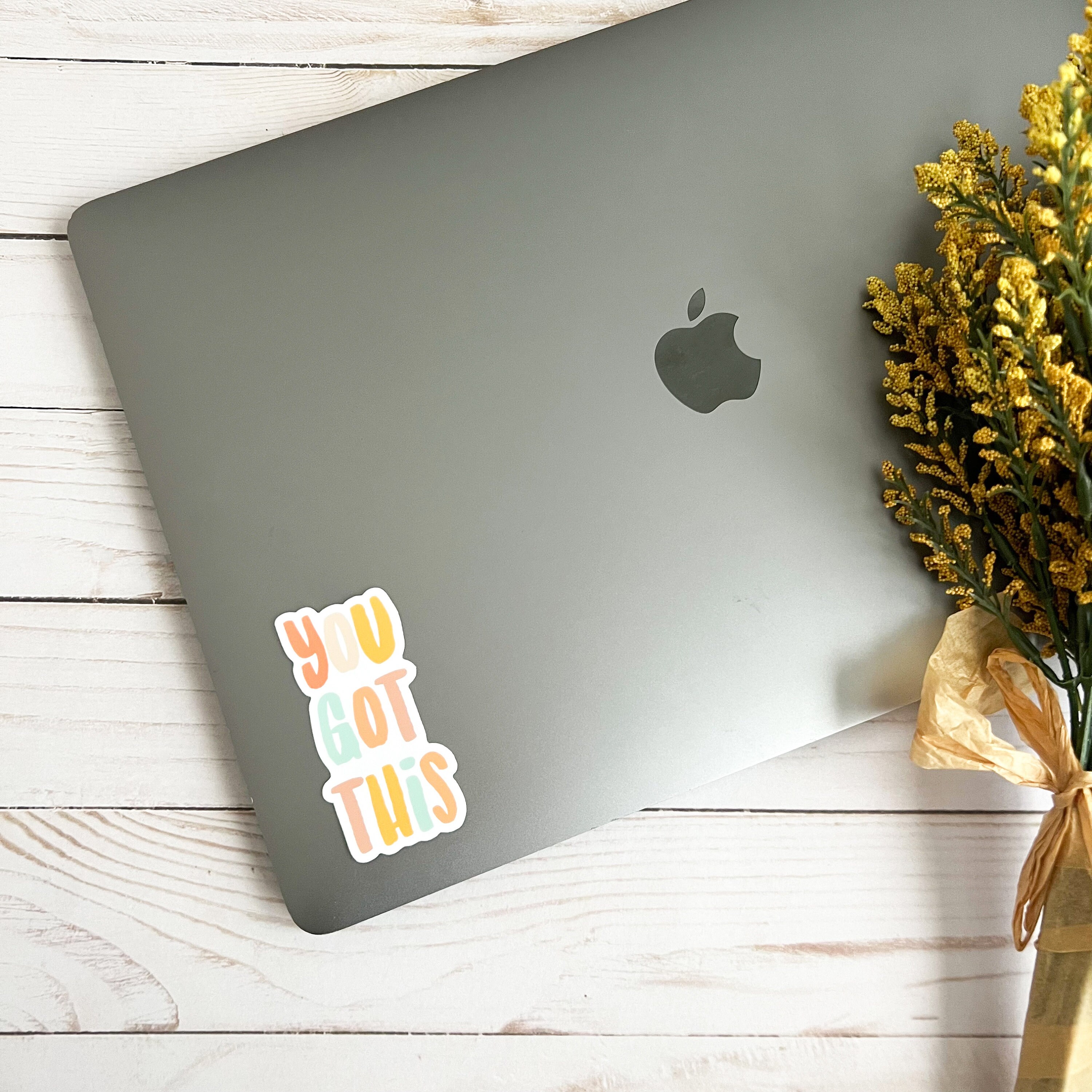 Inspirational Quote Stickers | Waterproof Vinyl Decals | You Got This ...
