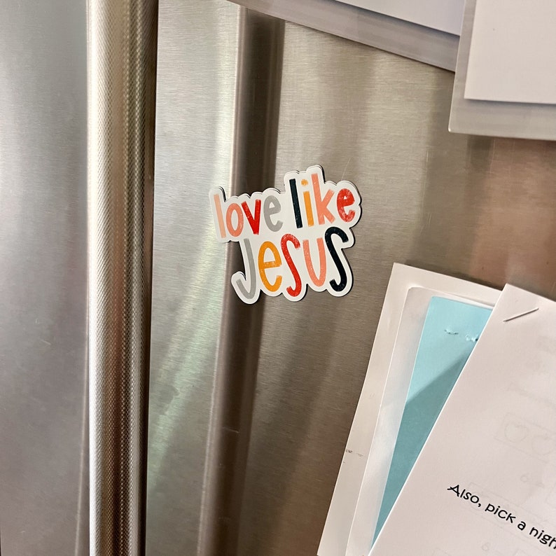 Love Like Jesus Magnet Christian Fridge Magnets Faith - Etsy