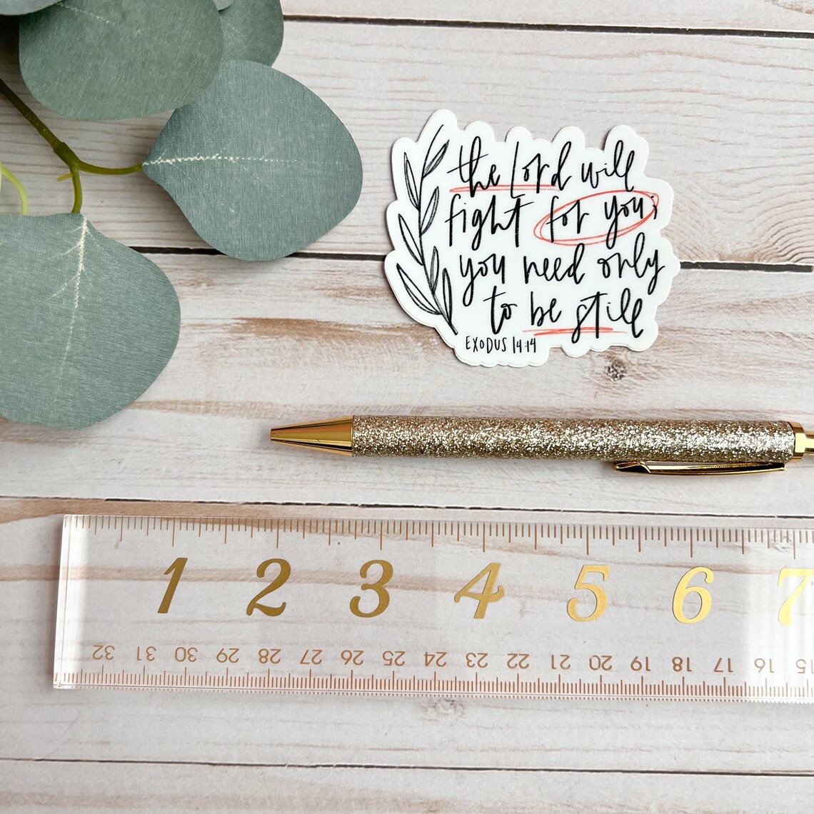 Be Still Sticker Bible Verse Quotes Decal Christian - Etsy