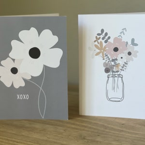 Handmade Greeting Cards Blank Inside Set of 5 Cards Thank You Cards - Etsy