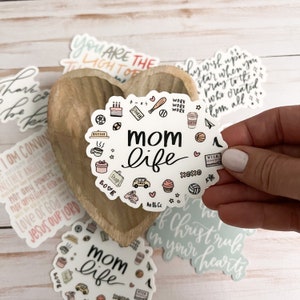 Mom Sticker | Mom Life Decal | Vinyl Waterproof Stickers for a Hydro ...