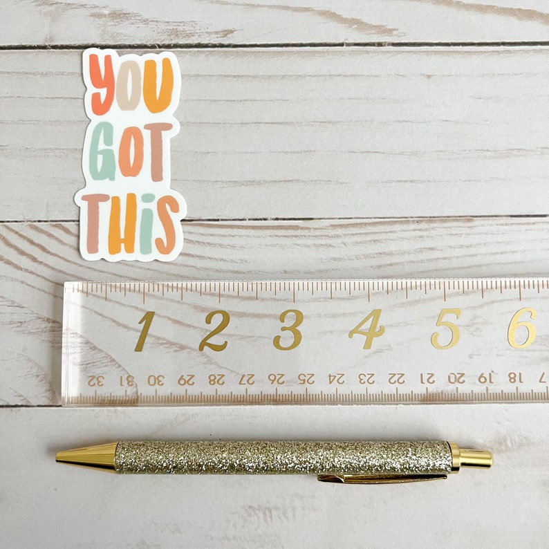 Inspirational Quote Stickers Waterproof Vinyl Decals You - Etsy