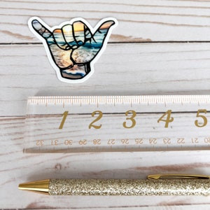 Hang Loose Sticker | Shaka Decal | Hawaii Stickers | Surf Decal - Etsy