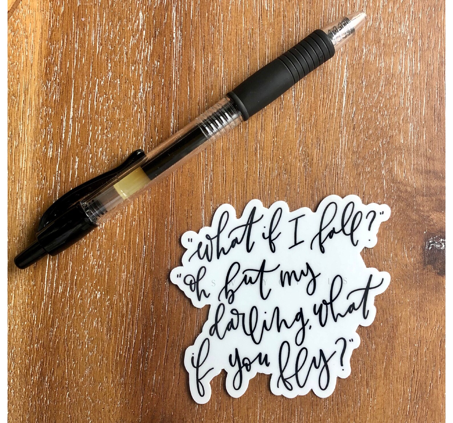 What If You Fly Sticker Inspirational Encouraging Decal - Etsy