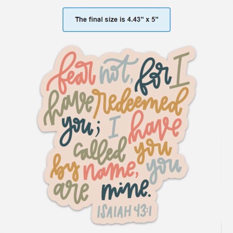 Faith Stickers Christian Stickers Waterproof Vinyl Decals - Etsy