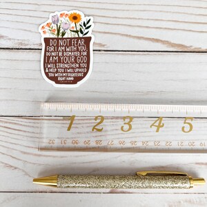 Isaiah 41:10 Sticker | Bible Verse Sticker Quote | Religious Decals ...