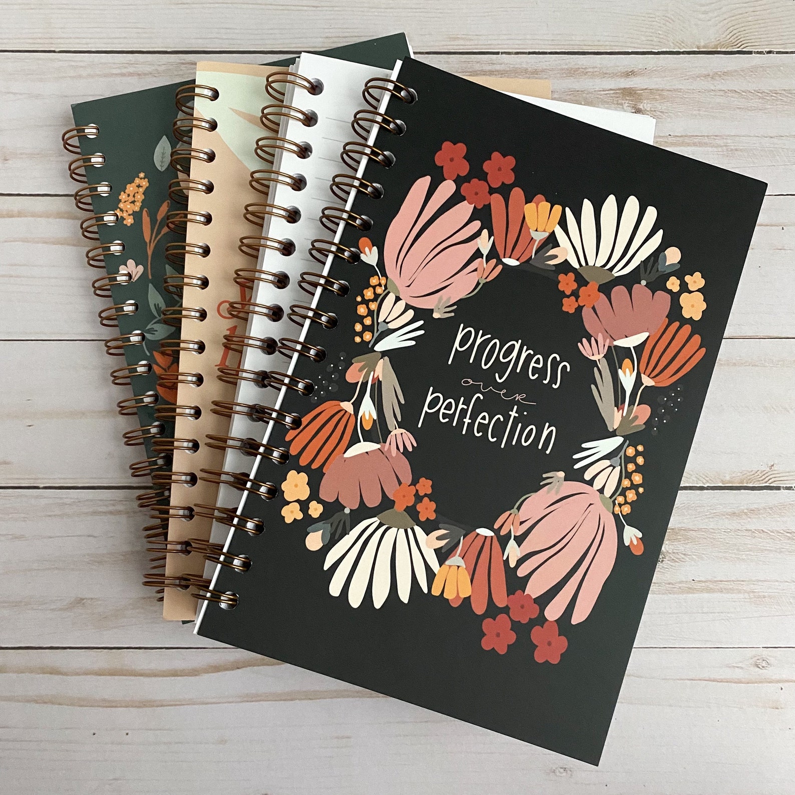 Spiral Notebooks Soft Cover Journal Inspirational Message - Etsy