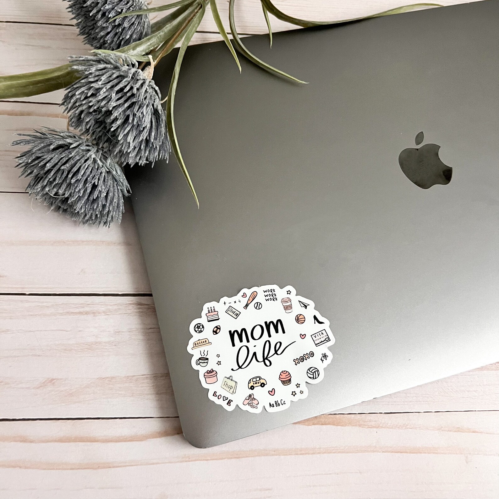 Mom Sticker | Mom Life Decal | Vinyl Waterproof Stickers for a Hydro ...