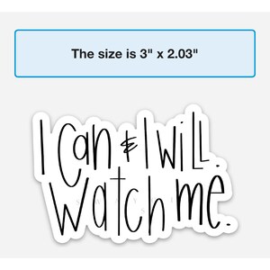 Inspirational Quote Stickers | Encouraging Words I Can and I Will ...