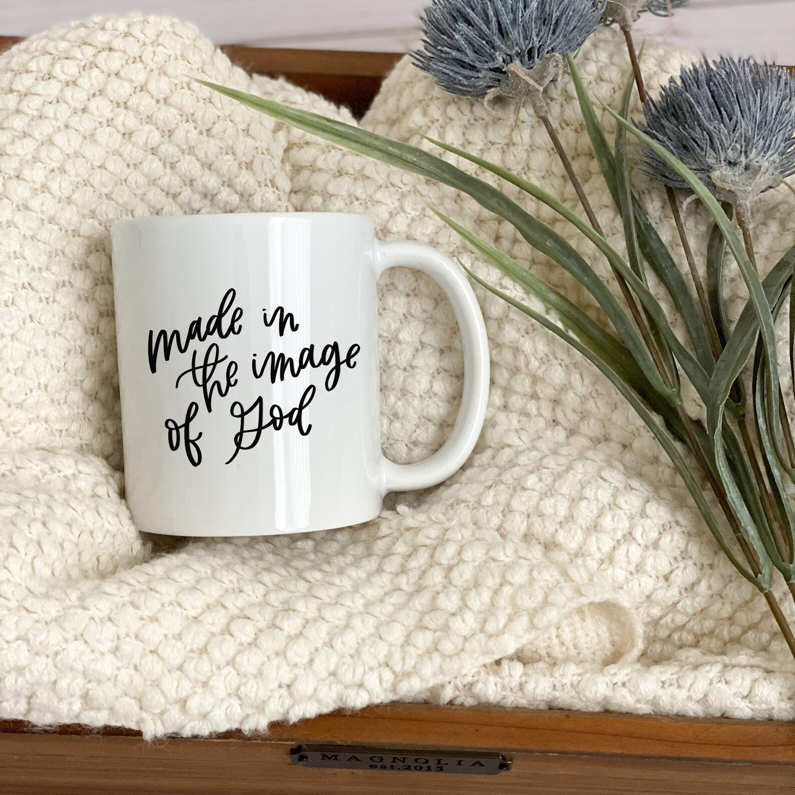 Bible Verse Coffee Mug Christian Coffee Cup Made in the Image of God ...