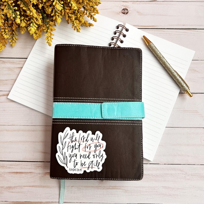 Be Still Sticker Religious Christian Faith Decals Exodus - Etsy