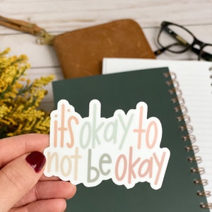 Sticker Quotes | Inspirational Decals | Waterproof Stickers | It's Ok ...